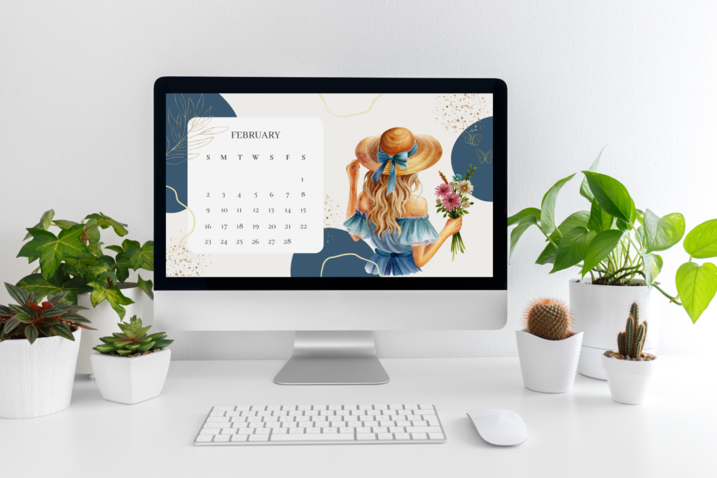 Free Desktop Backgrounds February 2025 - A Dash of Kam