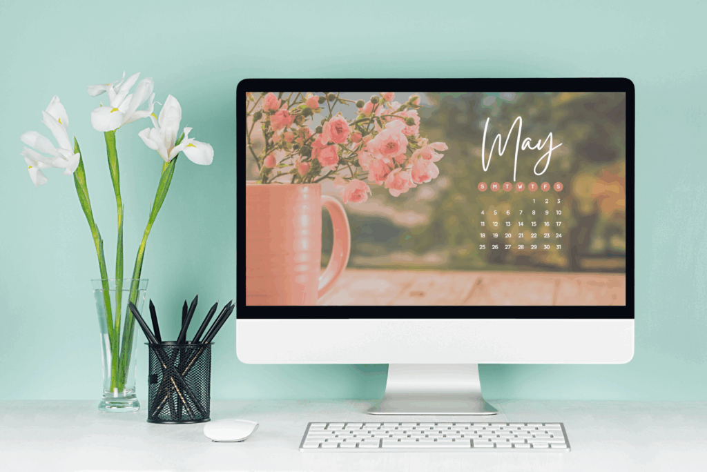 Free Desktop Backgrounds May 2025 - A Dash of Kam